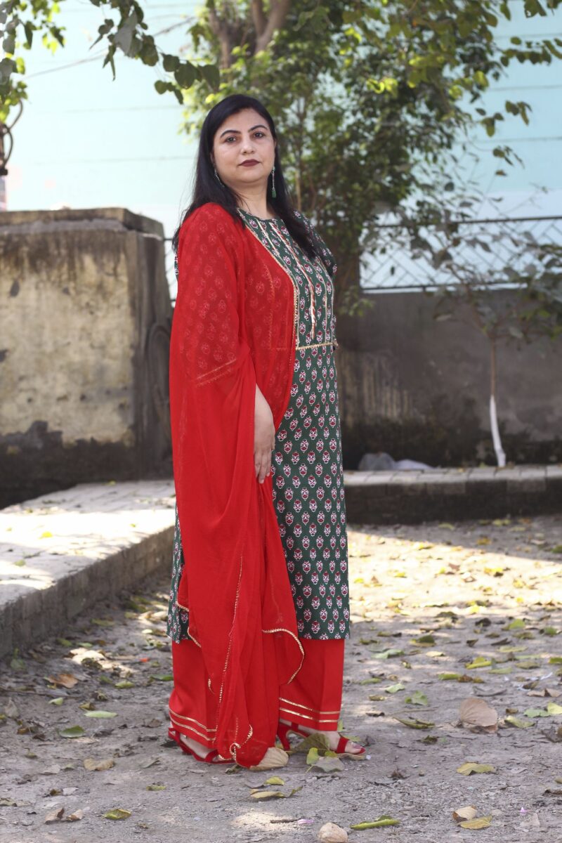 Shop Now Green Plus Size Designer Dress - ADIRICHA