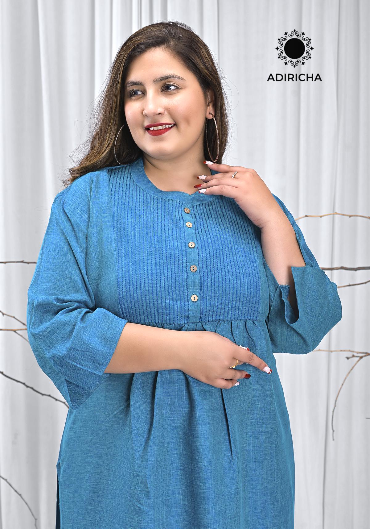 Buy Latest Plus Size Kurtis For Women- AdiRicha