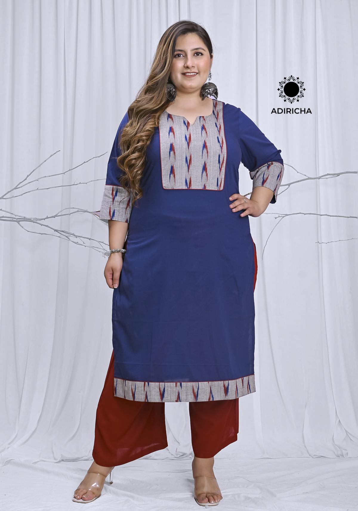 Buy Latest Plus Size Kurtis For Women- AdiRicha
