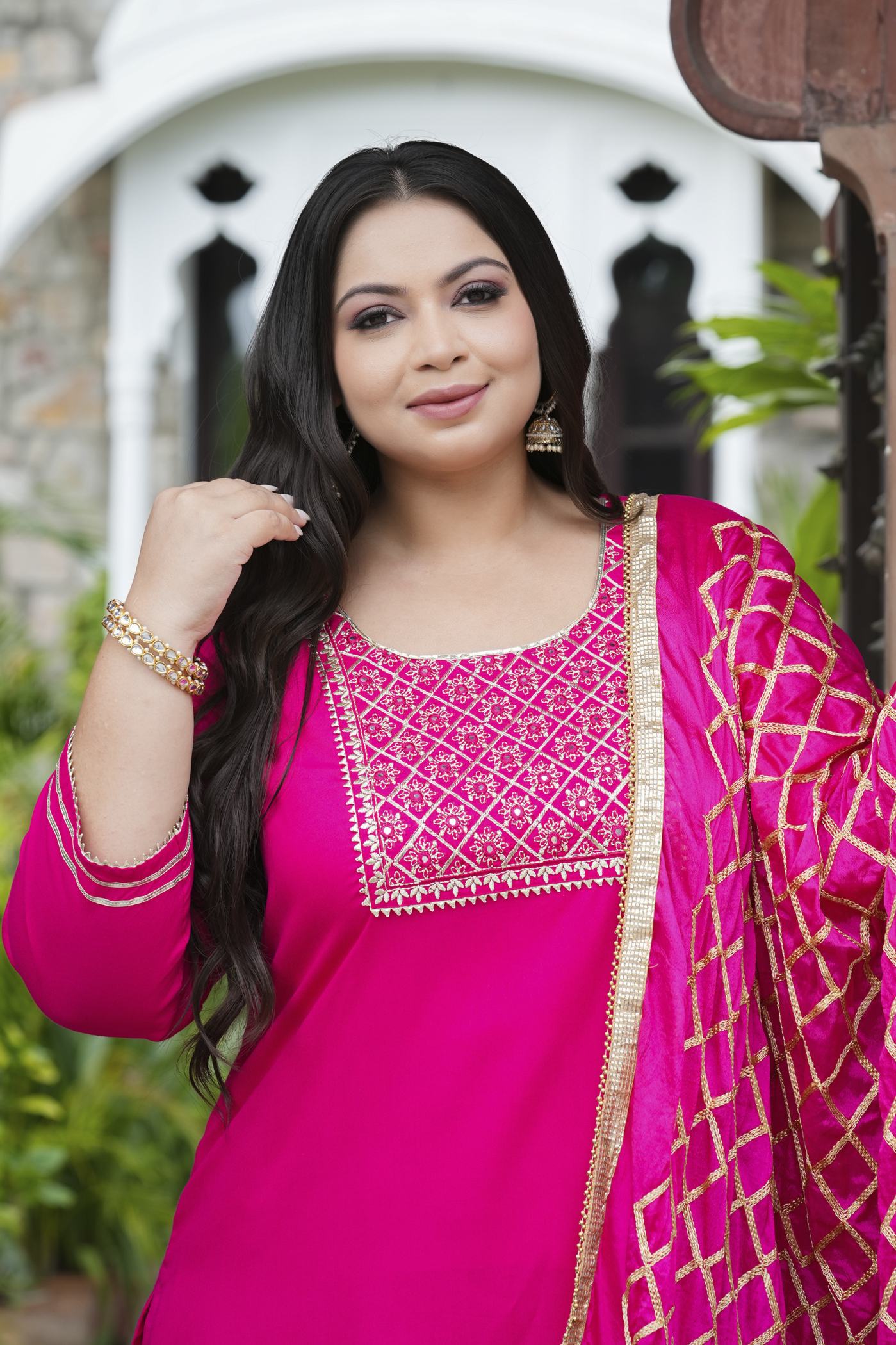 Shop Now Plus Size Mahak Rani Designer Dress - ADIRICHA