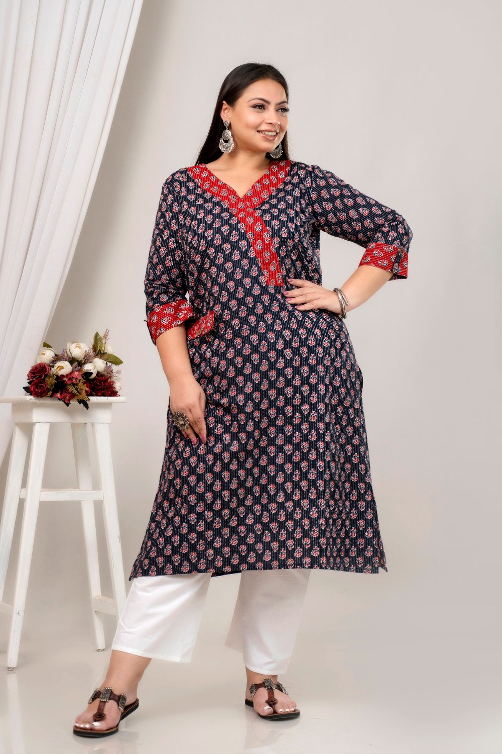 Buy Latest Plus Size Kurtis For Women- AdiRicha